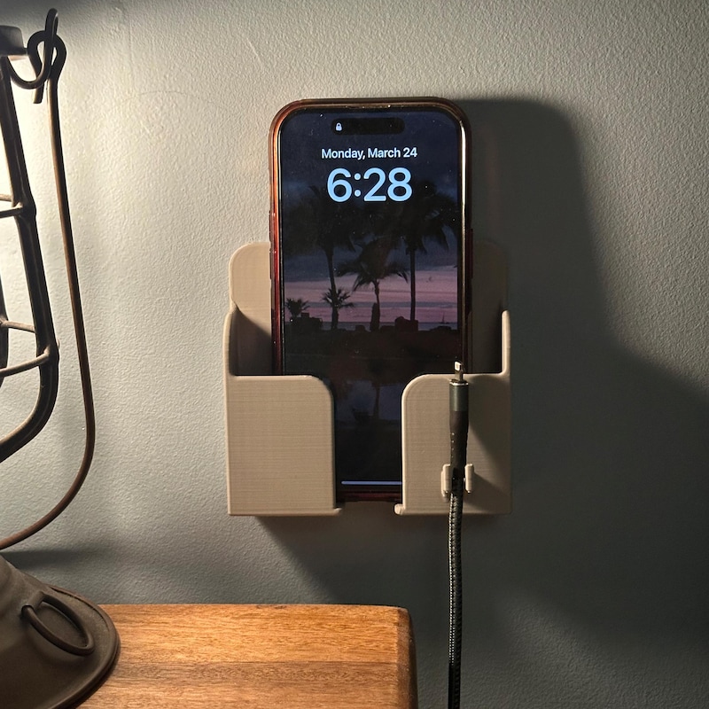 Small Bedside Phone Shelf - Etsy