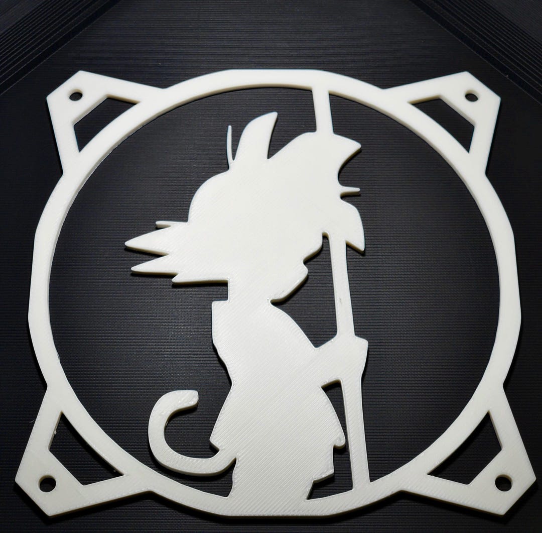 DBZ PC Fan Grill Cover | Matte PLA | 120 Mm & 140 Mm | Black or White ...