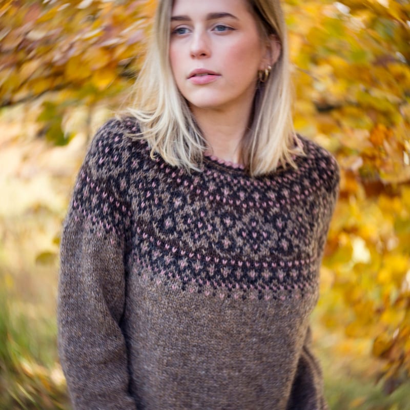 Fairisle yoke knitting patterns - Etsy.de