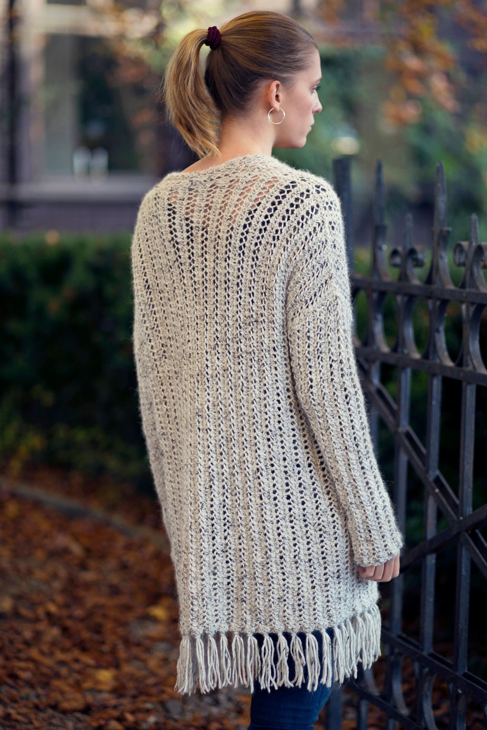KNITTING PATTERN Lace Rib Cardigan Written English Pattern | Etsy