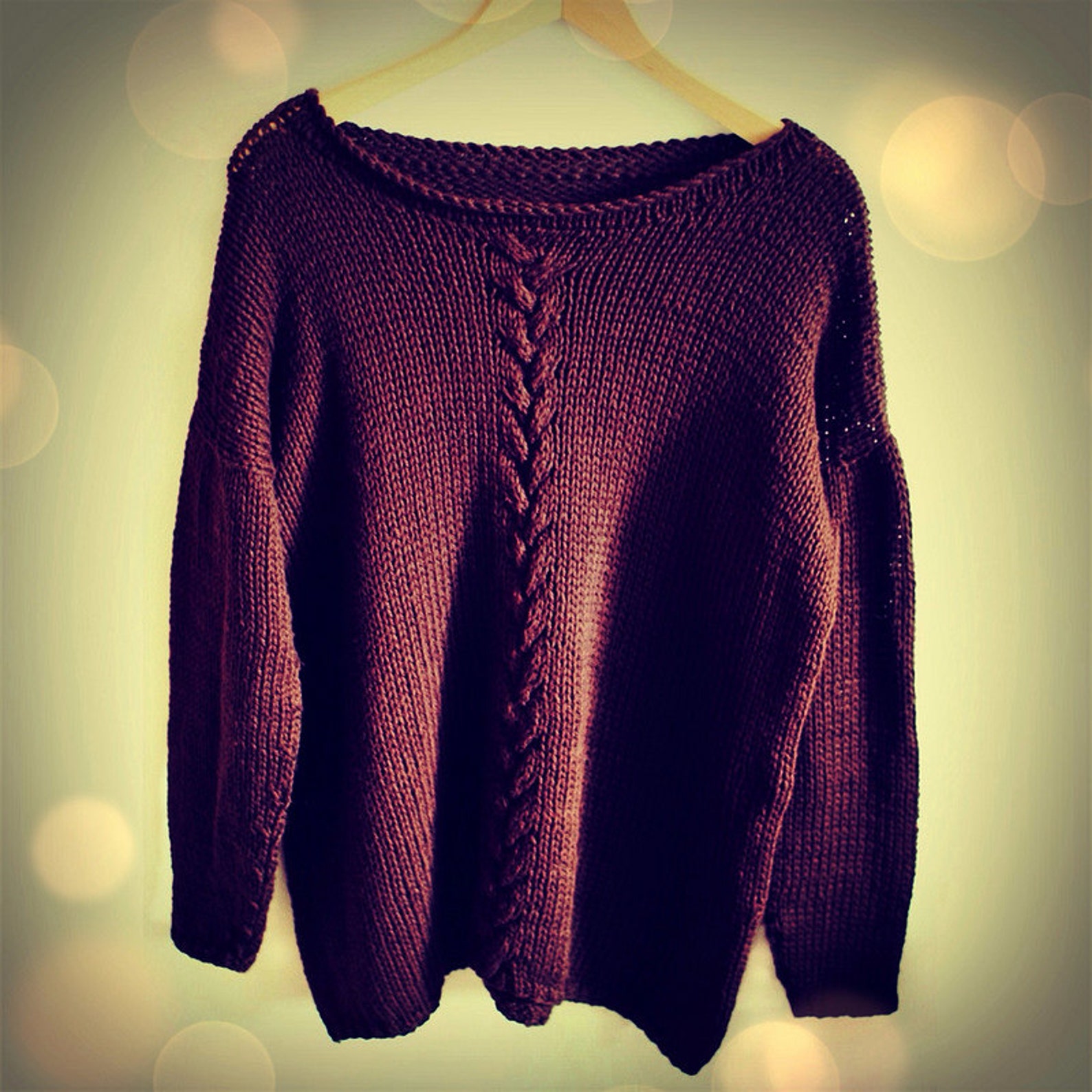 KNITTING PATTERN - Summer Night Sweater - Instant Digital Download ...