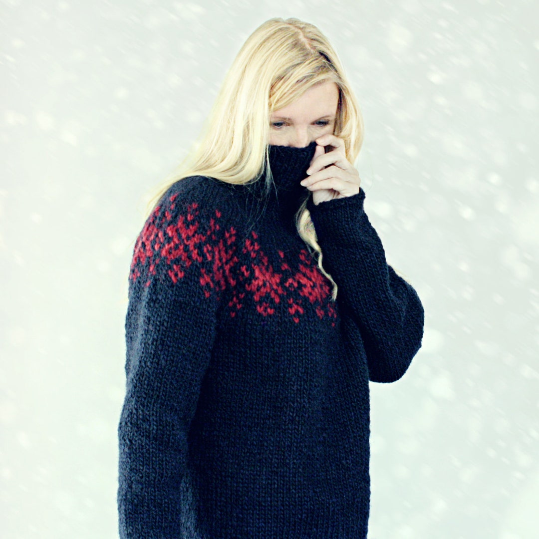 KNITTING PATTERN - Twilight Sweater - PDF Pattern - One Size Norwegian ...