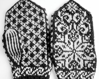 Selbu Mittens Pattern - Etsy