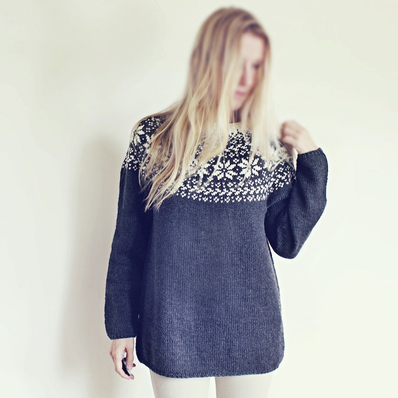 Scandinavian Sweater - Etsy