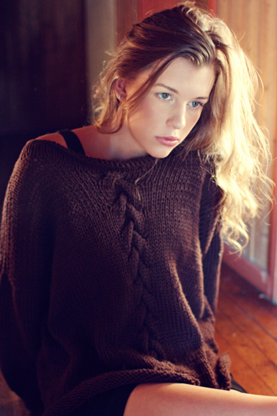 KNITTING PATTERN - Summer Night Sweater - Instant Digital Download ...