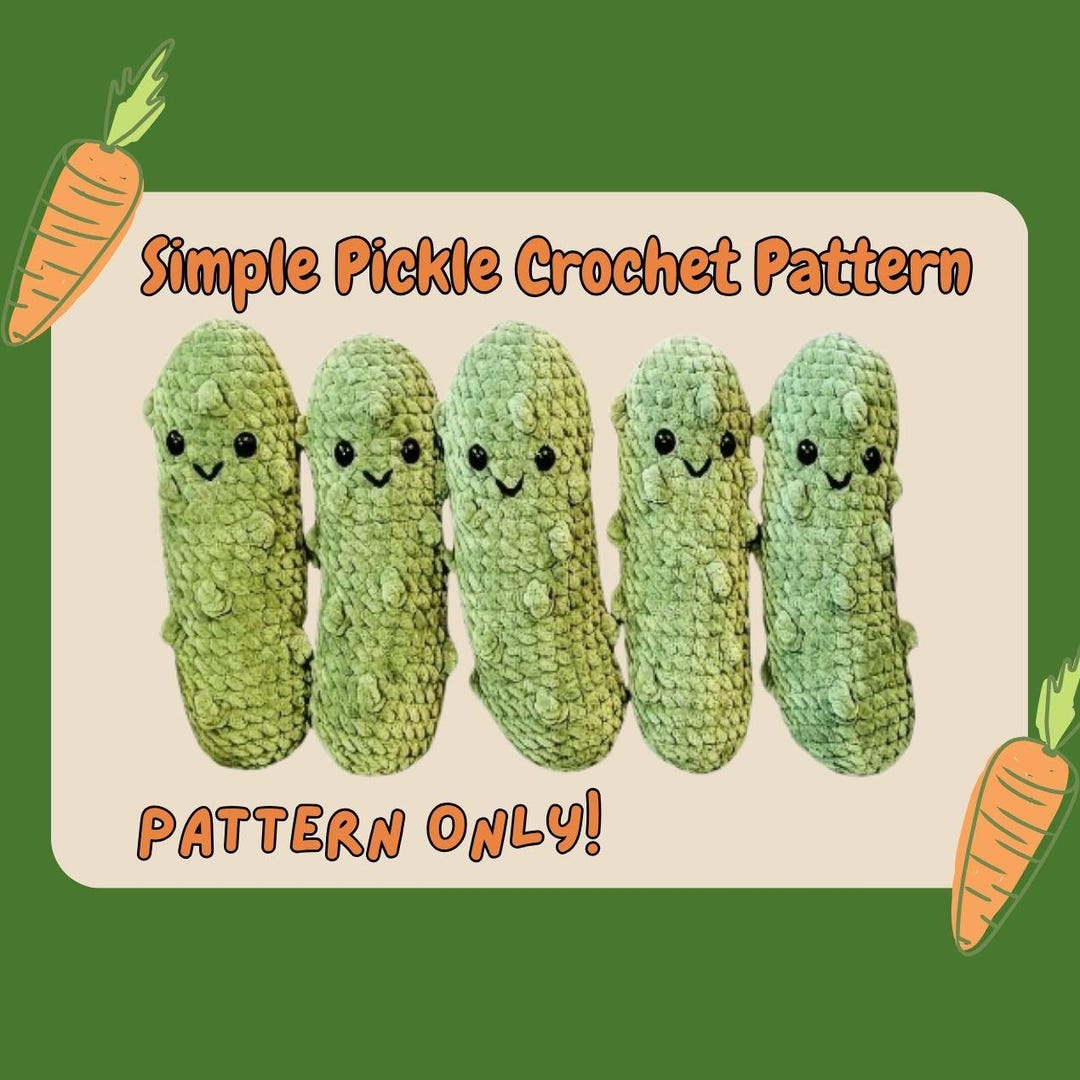 Easy Pickle Crochet Digital Pattern - Etsy