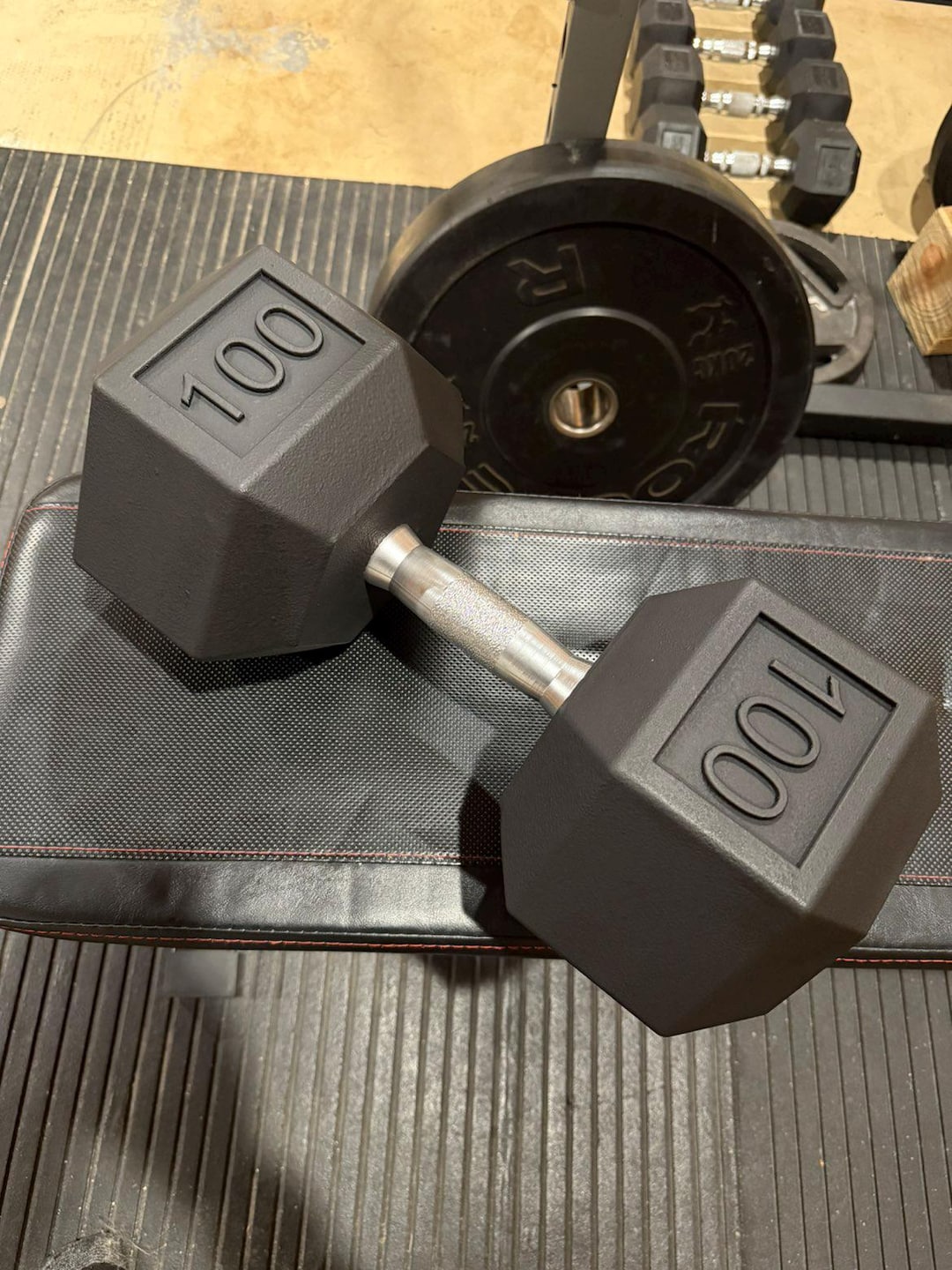 Realistic 3D Printed 100lb Dumbbell Prop: Gym Decor, Photo Prop - Etsy