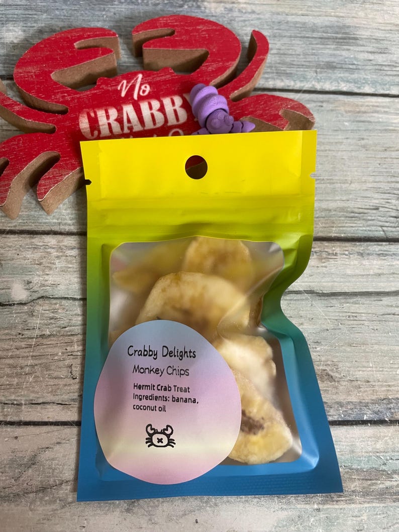 Monkey Chips - Nutritious Hermit Crab Treat - Etsy