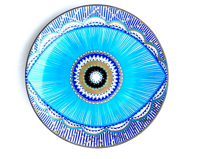 Blue Eye Wall Blue Blue Summer Eye Costal Blue Sea Sea - Etsy