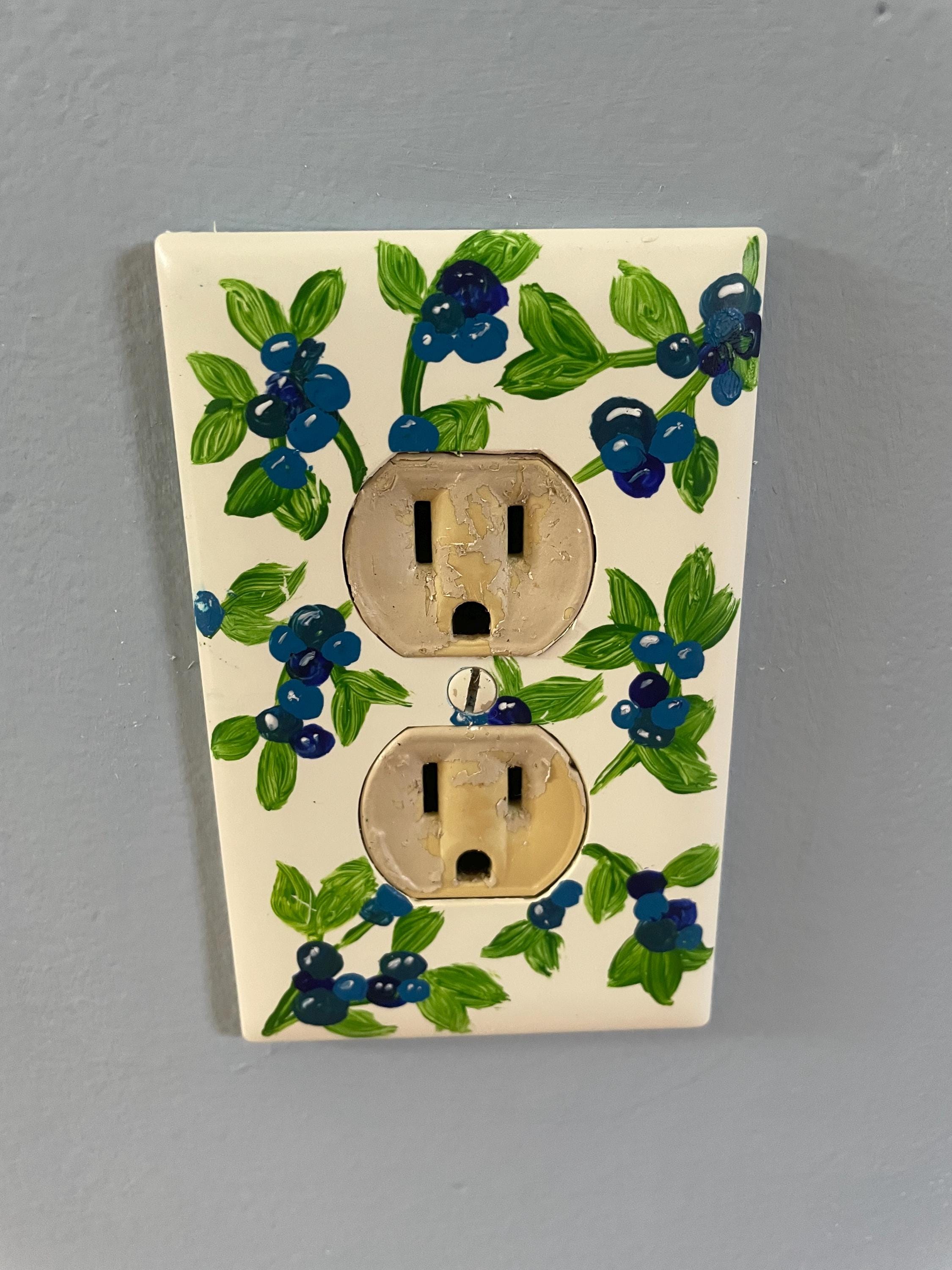 Custom Painted Light Switch Plate - Etsy
