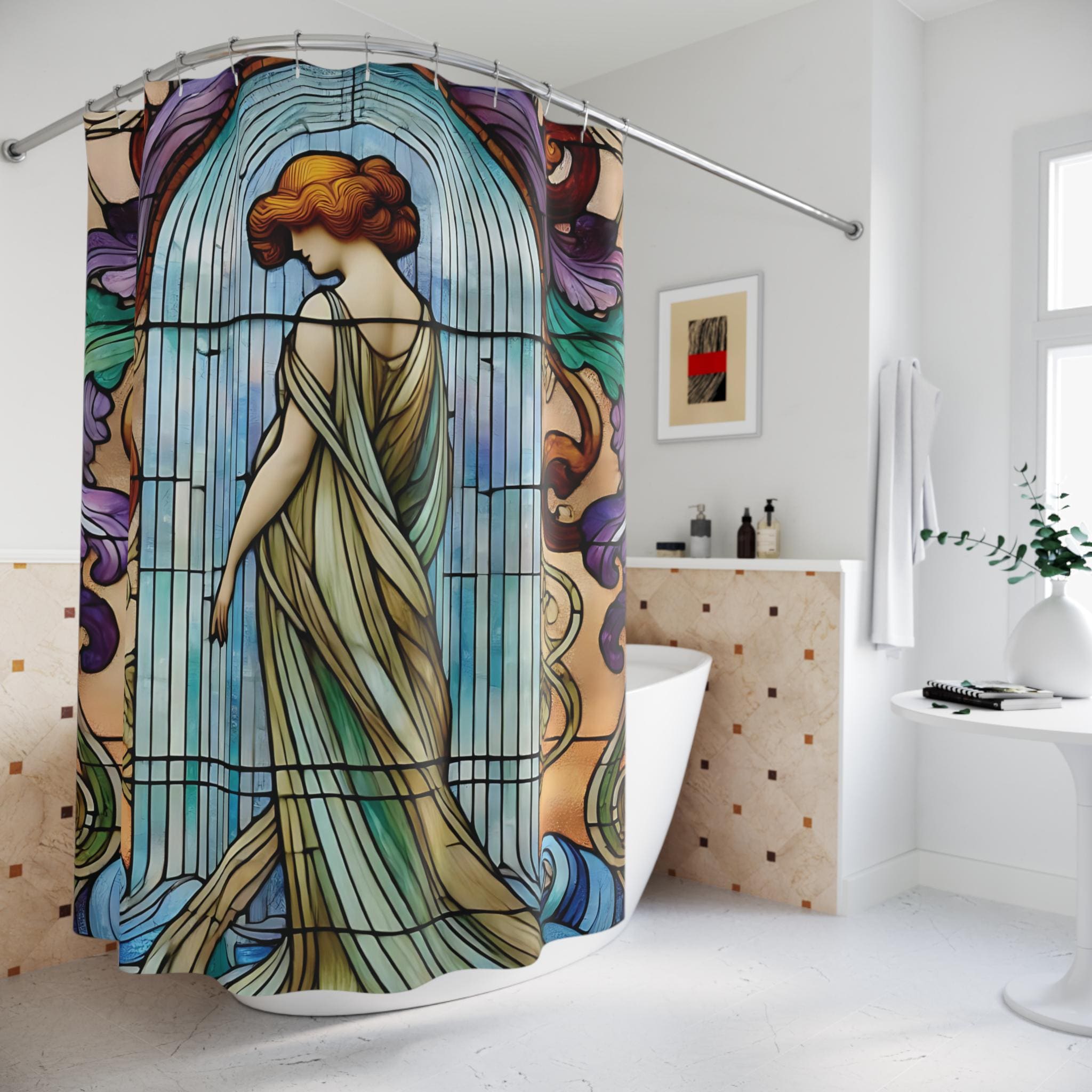 Art Nouveau Shower Curtain