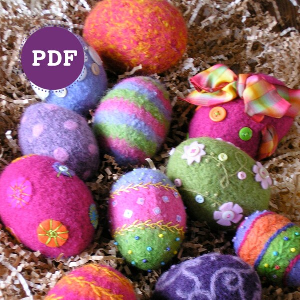 Wool Easter Eggs - Etsy