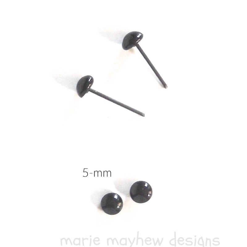 Blue Glass Eyes With Wire - Etsy