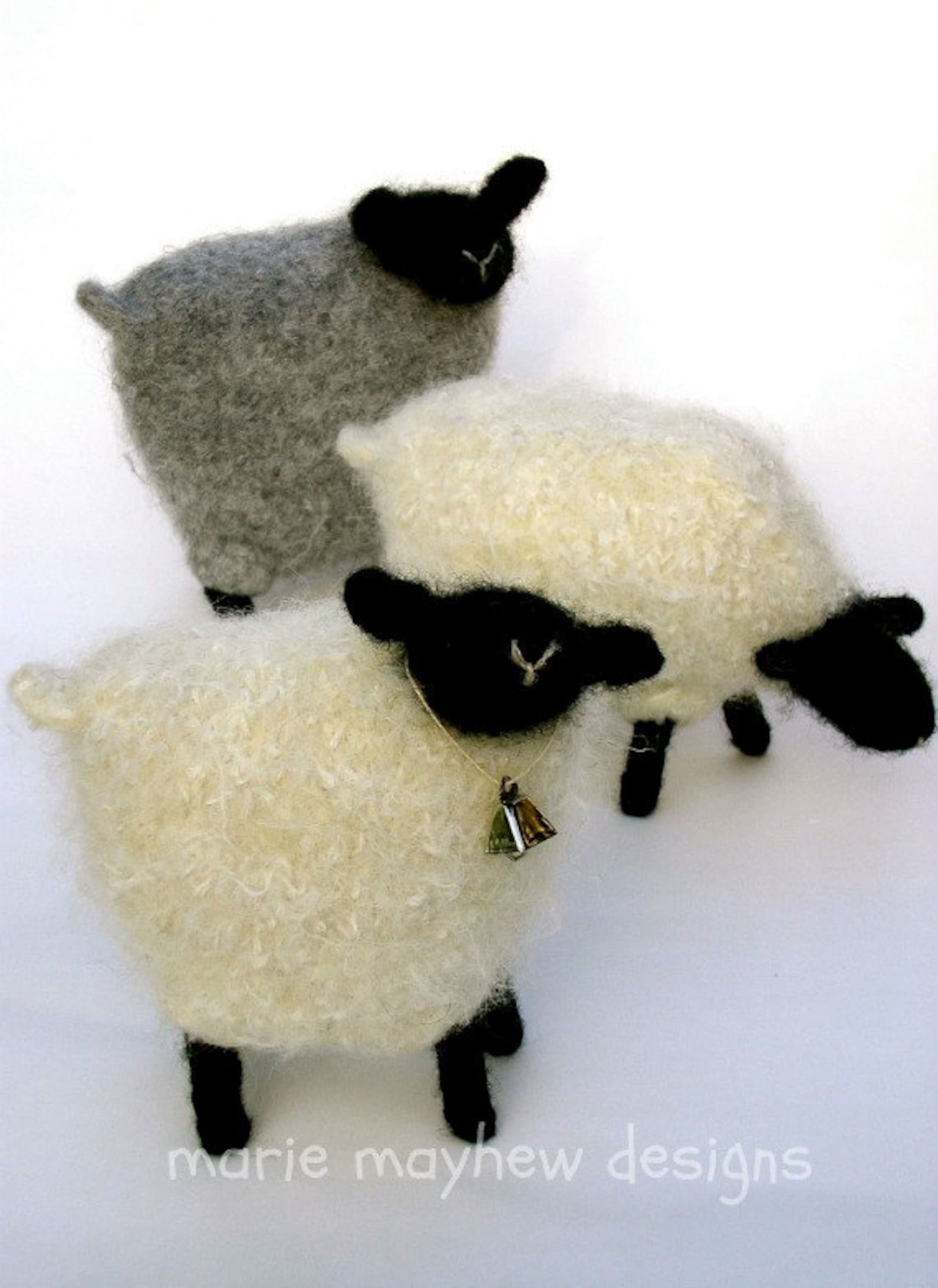 KNIT SHEEP Pattern a Wool Knit and Felt Sheep PDF Pattern in | Etsy