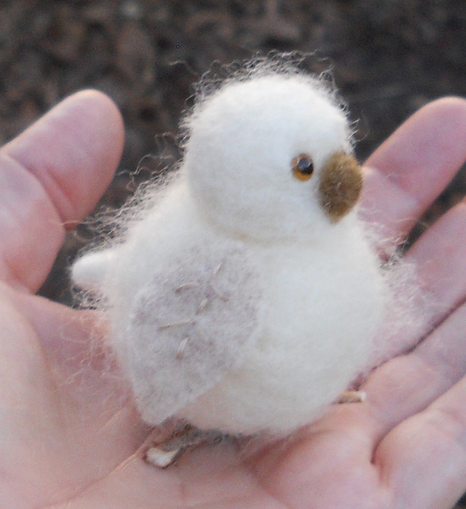 KIT-PATTERN. A Needle Felting Kit. Woodland Baby Owl Ornament | Etsy