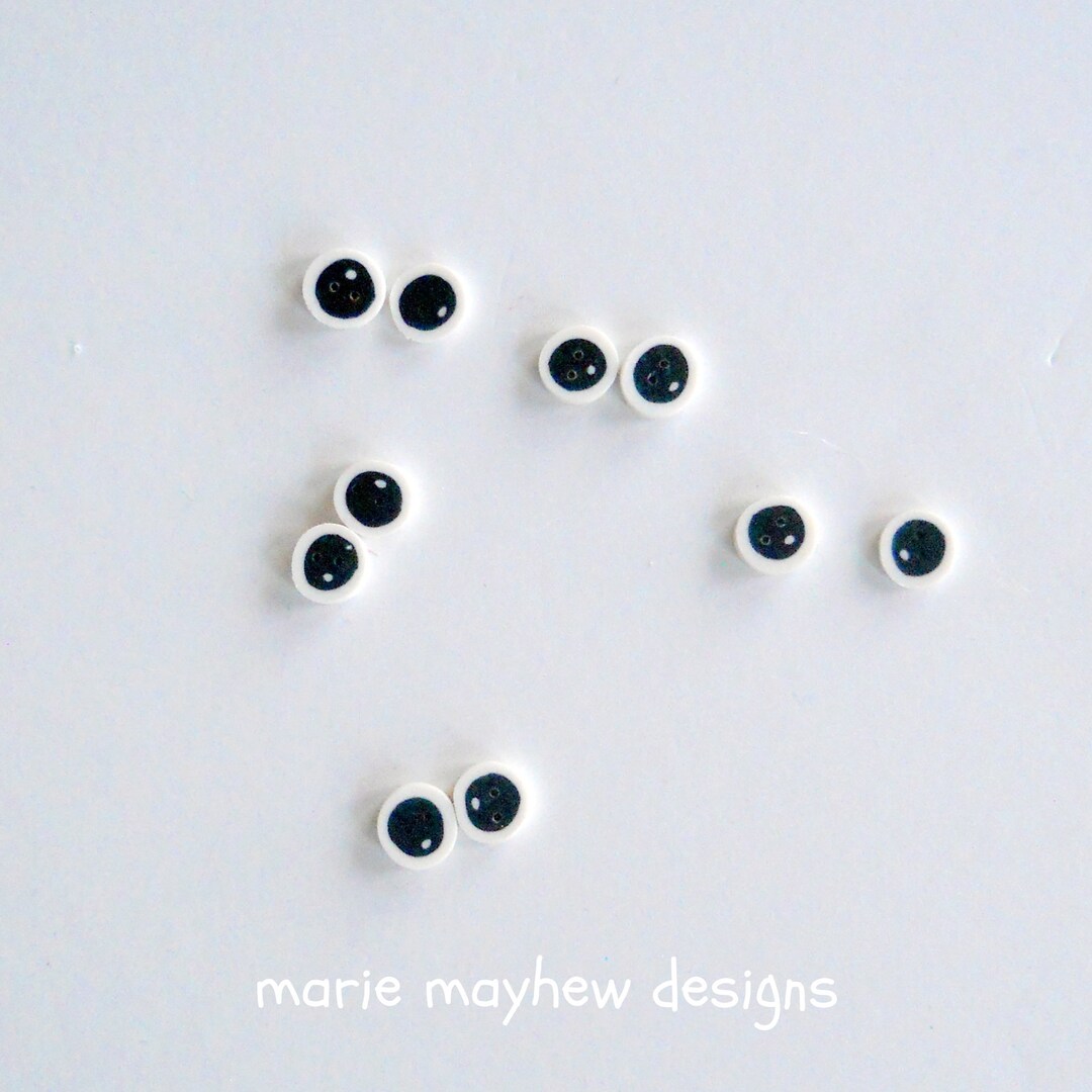 DOLL EYE BUTTONS. Teddy Bear Eye Buttons, Just Another Button Company ...