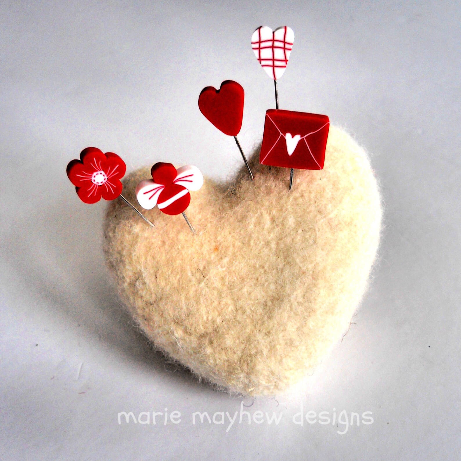 PDF-PATTERN. A Knit & Felt Wool Sweet Hearts Pattern. Great - Etsy