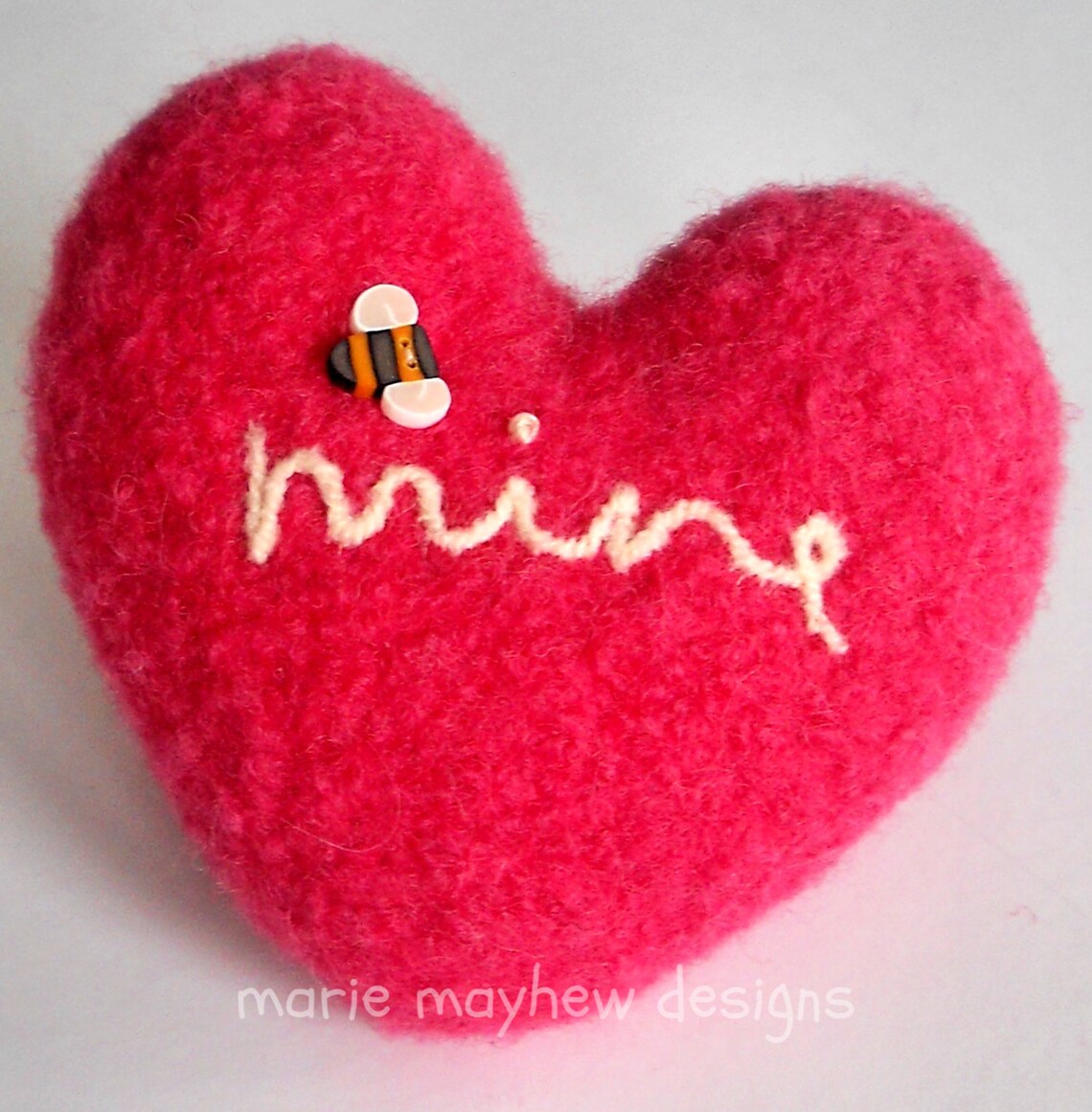 PDF-PATTERN. A Knit & Felt Wool Sweet Hearts Pattern. Great - Etsy