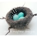KIT-PATTERN. A Knit & Felt Wool Nest Ornament Pattern and Kit - Etsy
