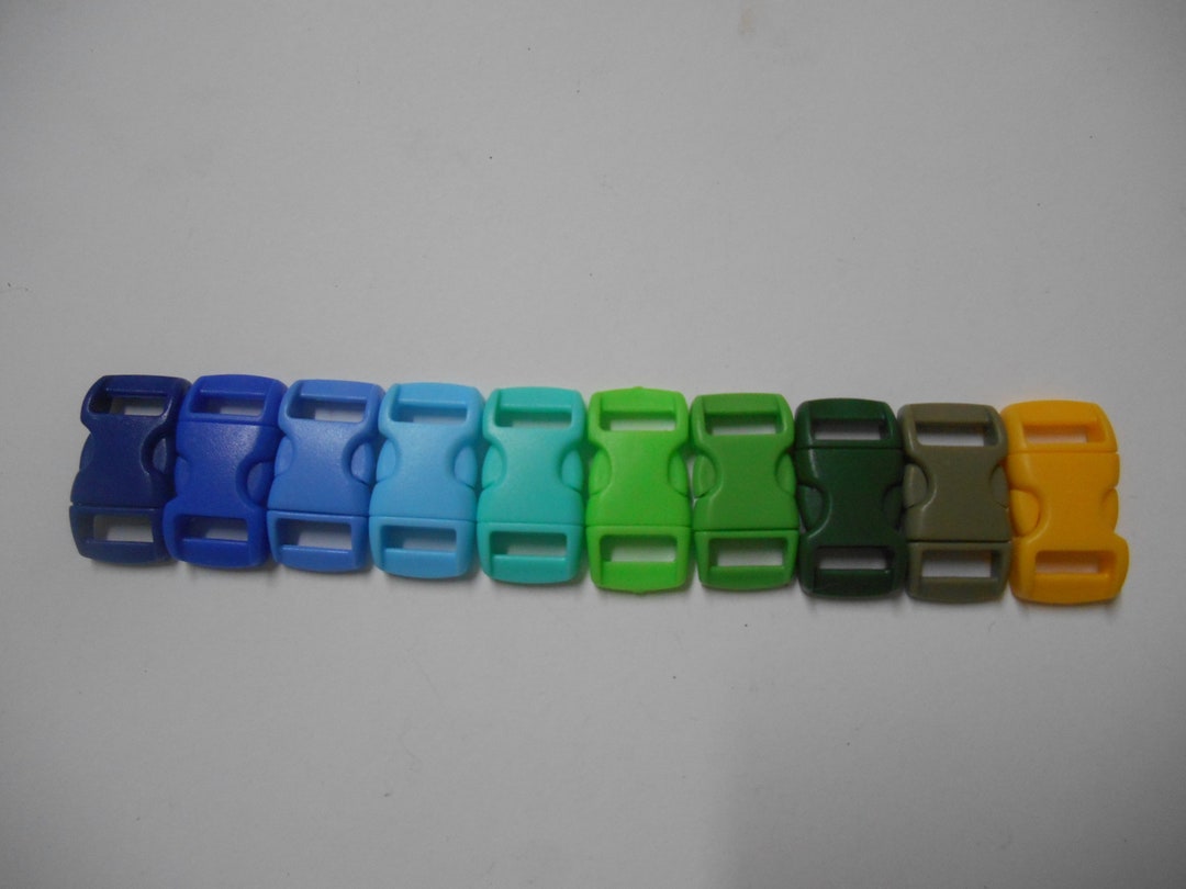 Hard Plastic Mini 1" X 1/2" Parachute Clips~your Choice of Colors ...