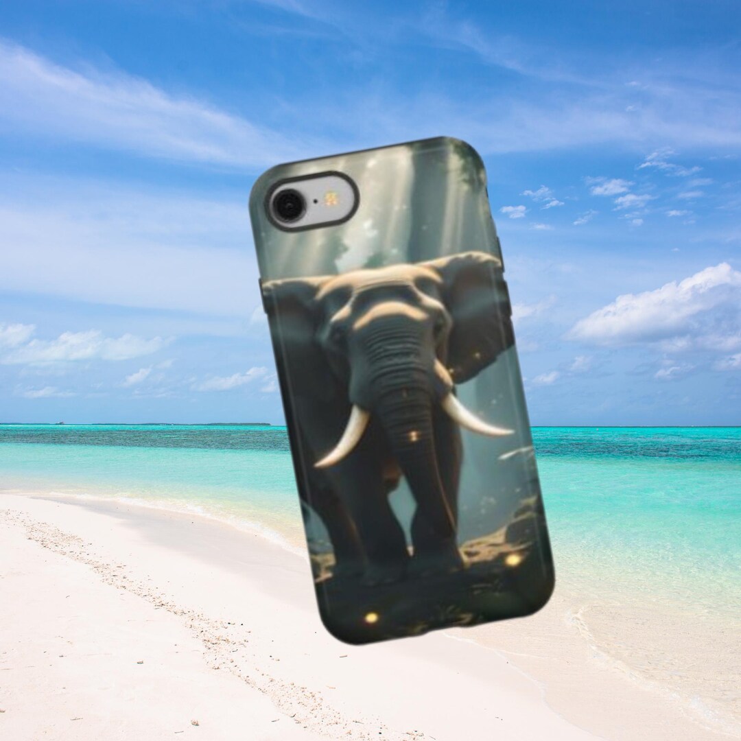 Elephant Design, Wildlife Phone Case iPhone 8 8plus 11 12 13 14 15 16 ...