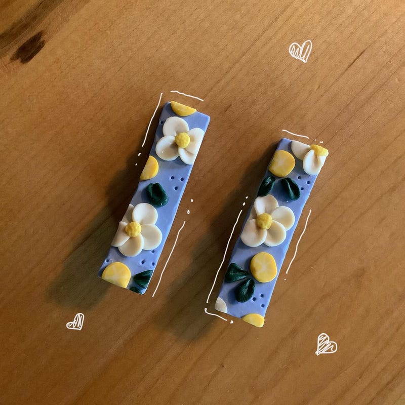 Polymer Clay Hair Sticks - Etsy