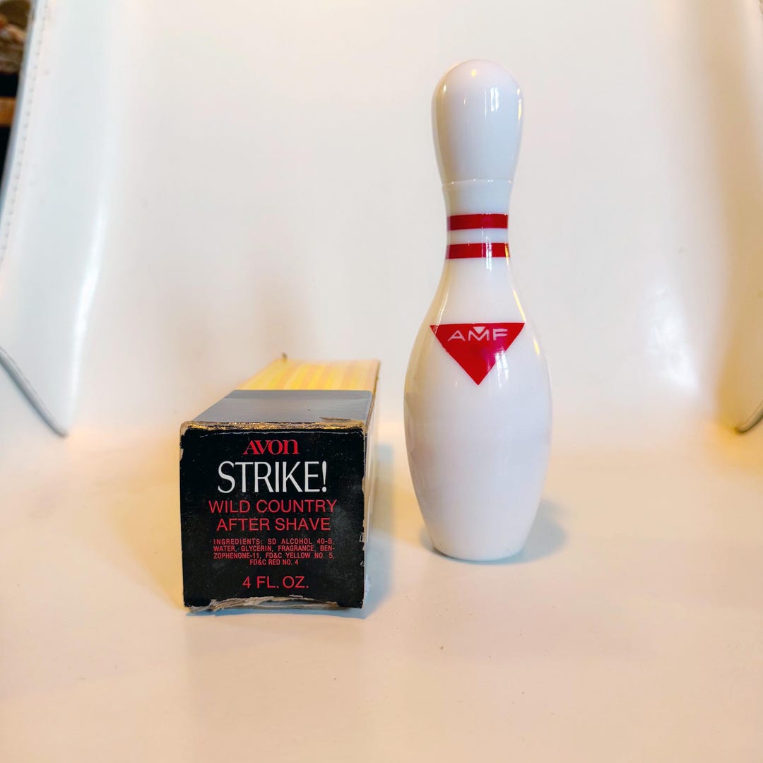 Vintage Avon Wild Country Cologne Men Strike AMF Bottle 4 FL OZ ...