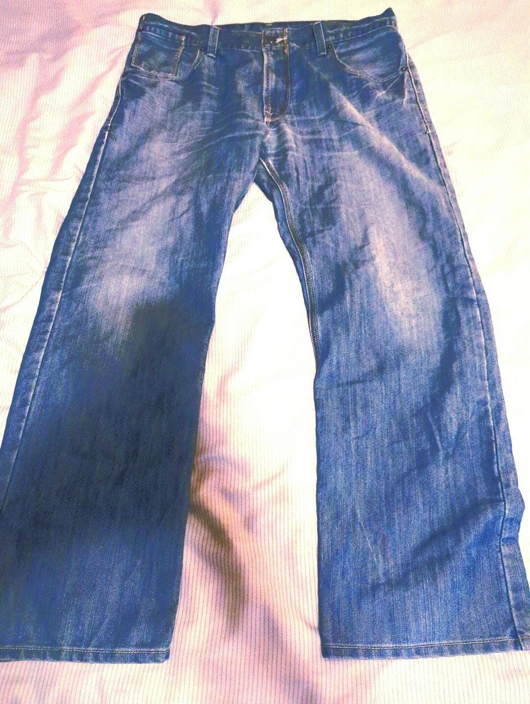 Vintage Levi's 514 Engineered Jeans 36 X 29 Rare Fade Wash Twisted ...