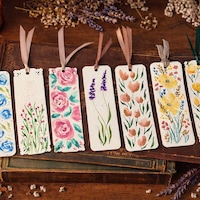Vintage Floral Bookmarks - Etsy