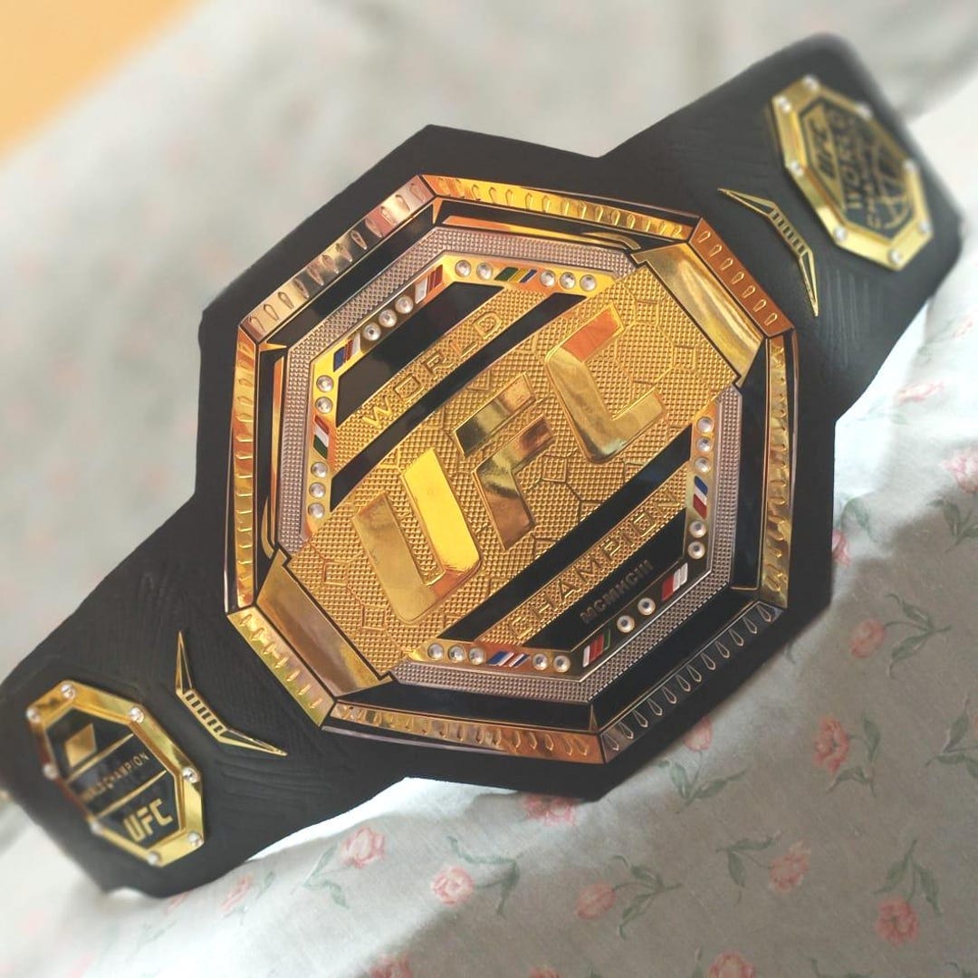 UFC Legacy Championship Replica Title Belt, UFC Fighting World Legacy ...
