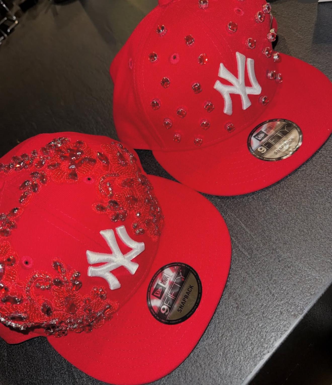 CUSTOM Made to Order: Bling Team Hats - Etsy