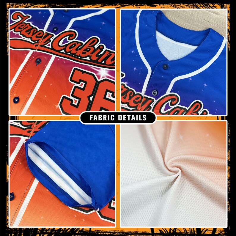 Custom Halloween Baseball Jersey Personalized Name Number Team ...