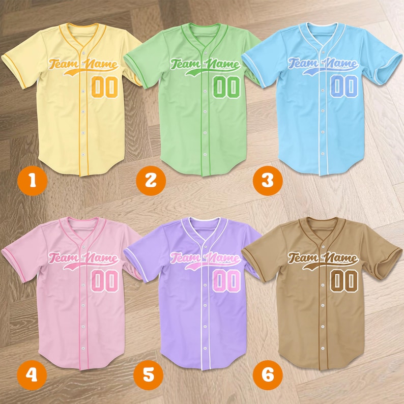 Custom Baseball Jersey Shirts Personalized Embroidered Team Name Number ...