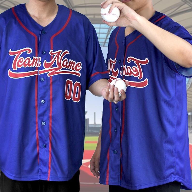 Custom Baseball Jersey Team Baseball Uniform Personalized Team Name ...