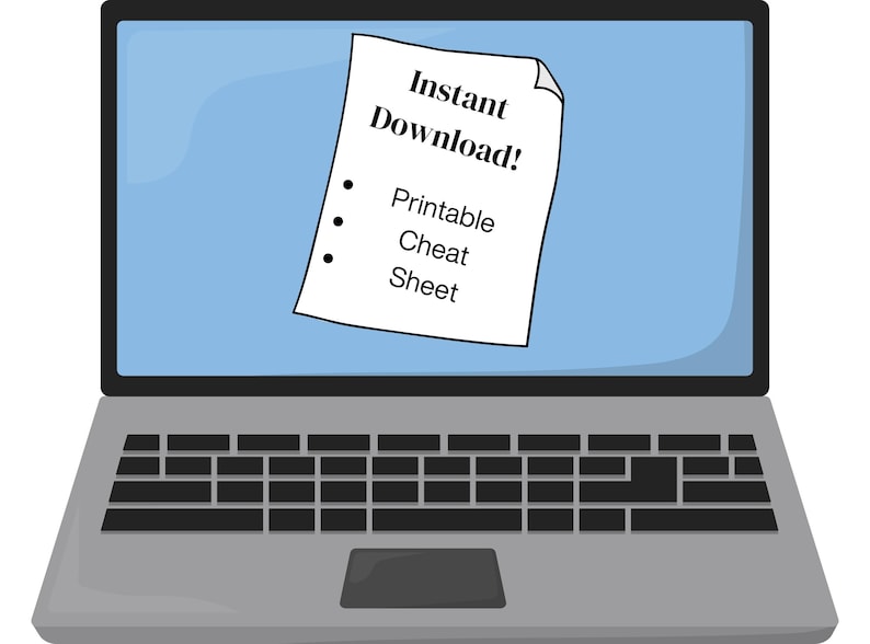 Job Interview Cheat Sheet | Interview Tips & Answers Guide | Printable ...