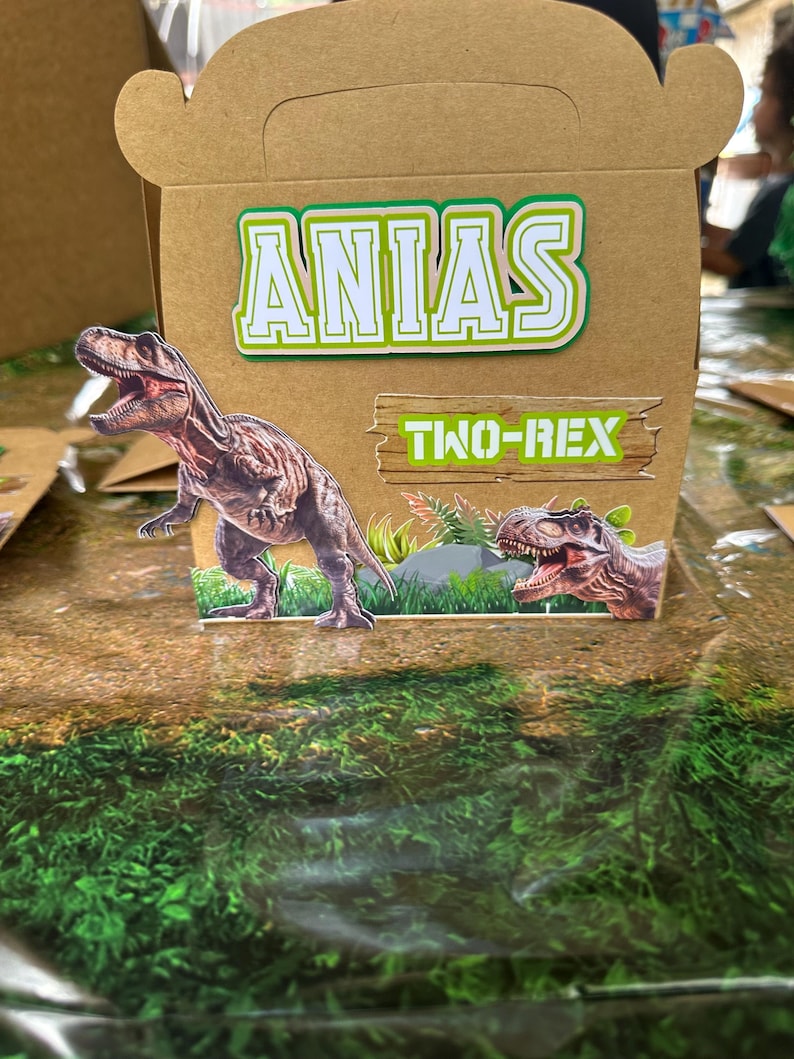 Three-rex Dinosaur Party Favors ( DOZEN) | Kids Birthday Goodie Bags ...