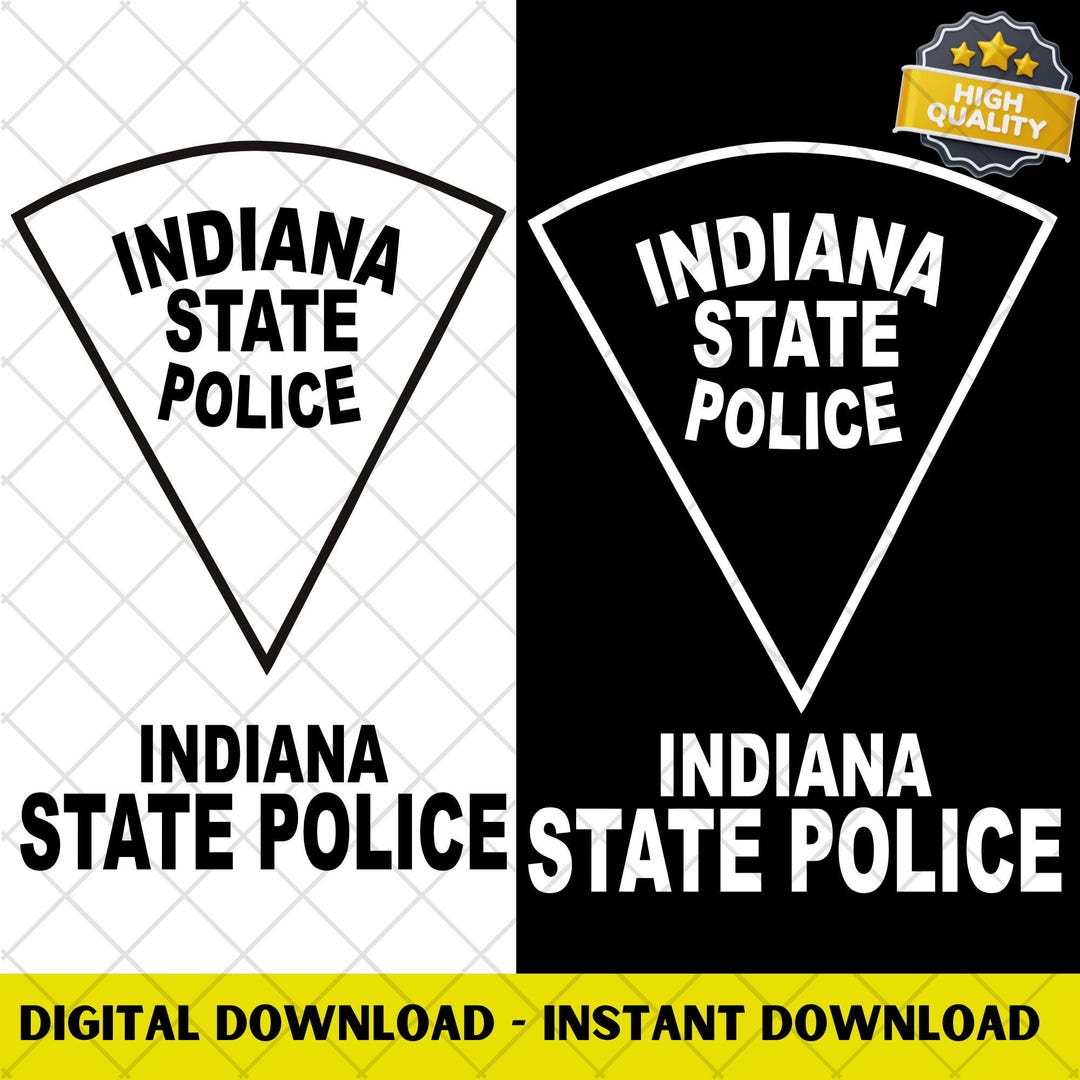 New Indiana State Police Logo PNG SVG Digital Download - Etsy