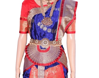 ROYAL PINK Bharatanatyam Dress | Premium Art Silk | Nutan Dance ...