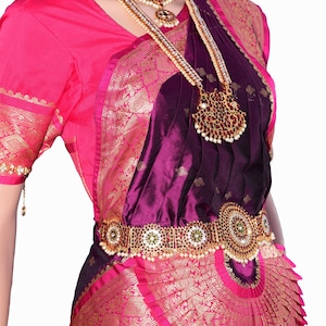ROYAL PINK Bharatanatyam Dress | Premium Art Silk | Nutan Dance ...