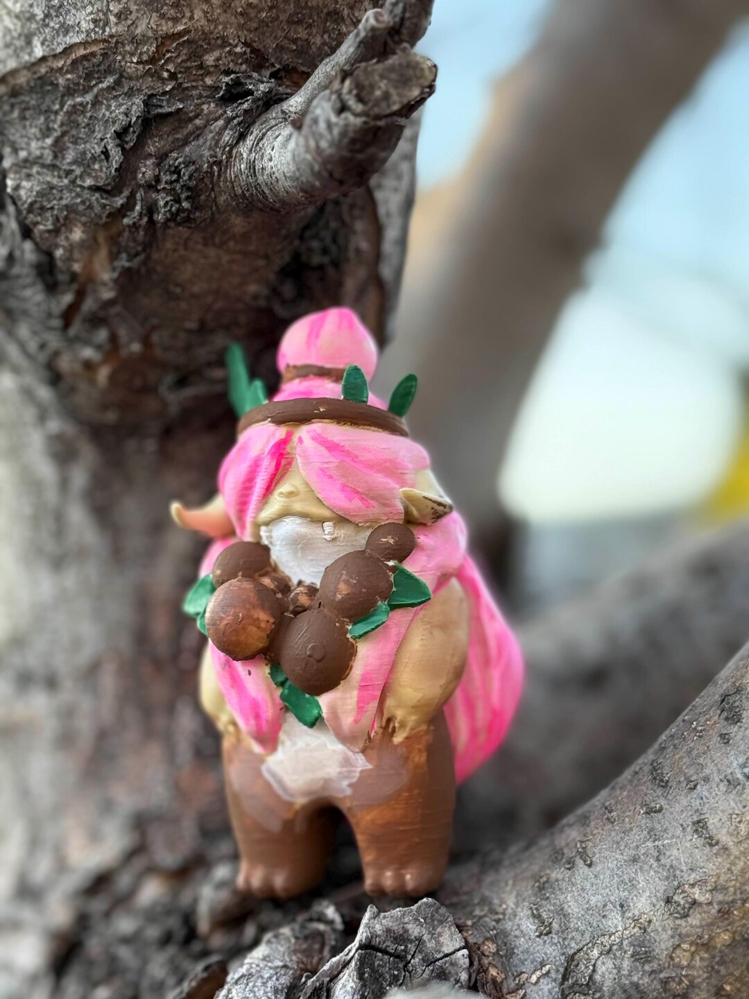Monster Hunter Wilds-plum Peach Wudwud Painted 3D Printed Figurine - Etsy