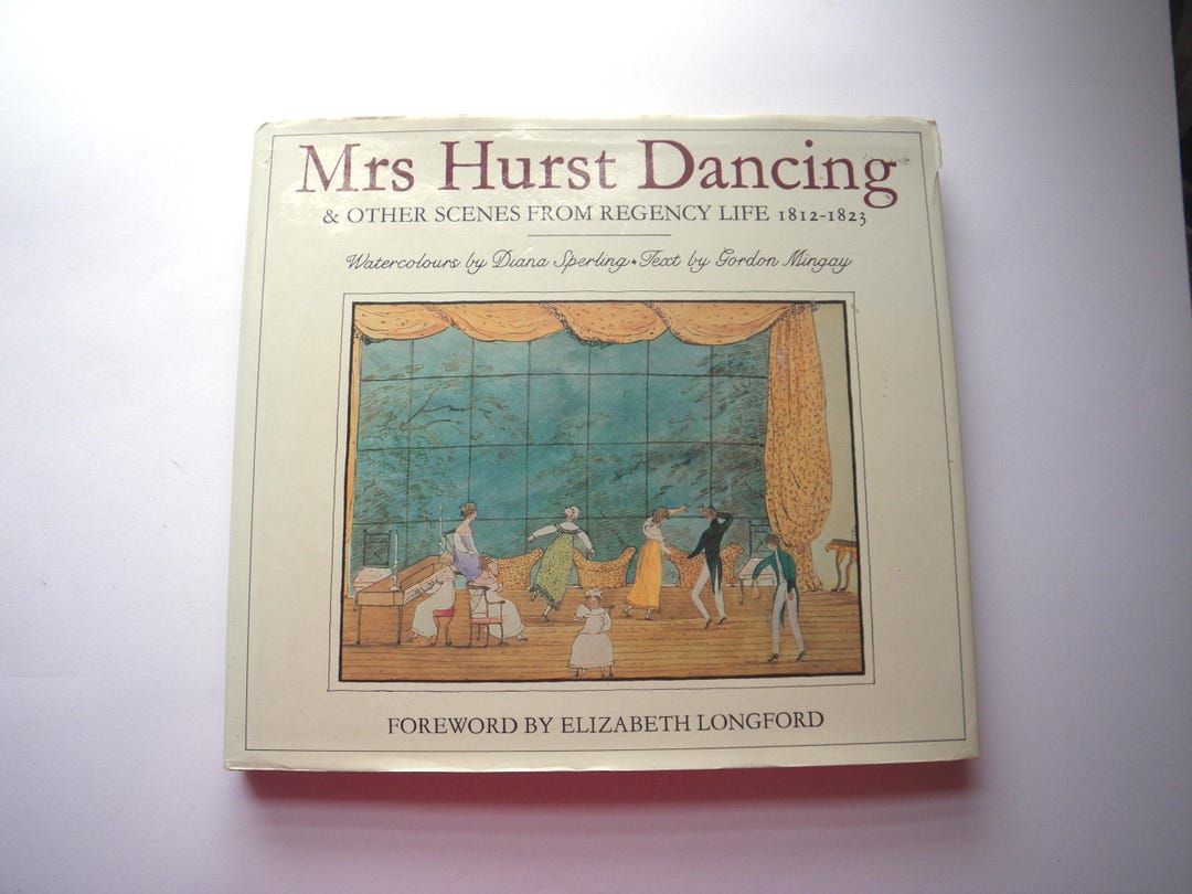 Mrst. Hurst Dancing, Wonderful Watercolor Art Book, Scenes From Regency ...