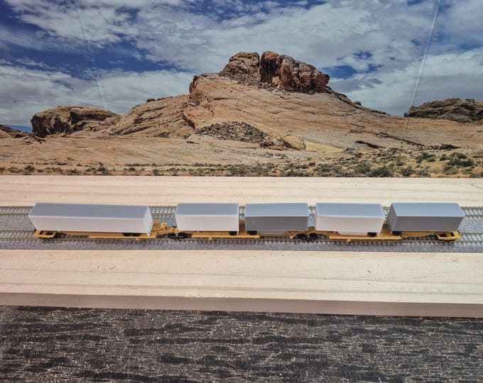 N Scale Trinity 57' Spine Car Set - Etsy