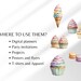 Sweets Clipart Pastel Color Sweet Treats Clipart Watercolor Cake ...