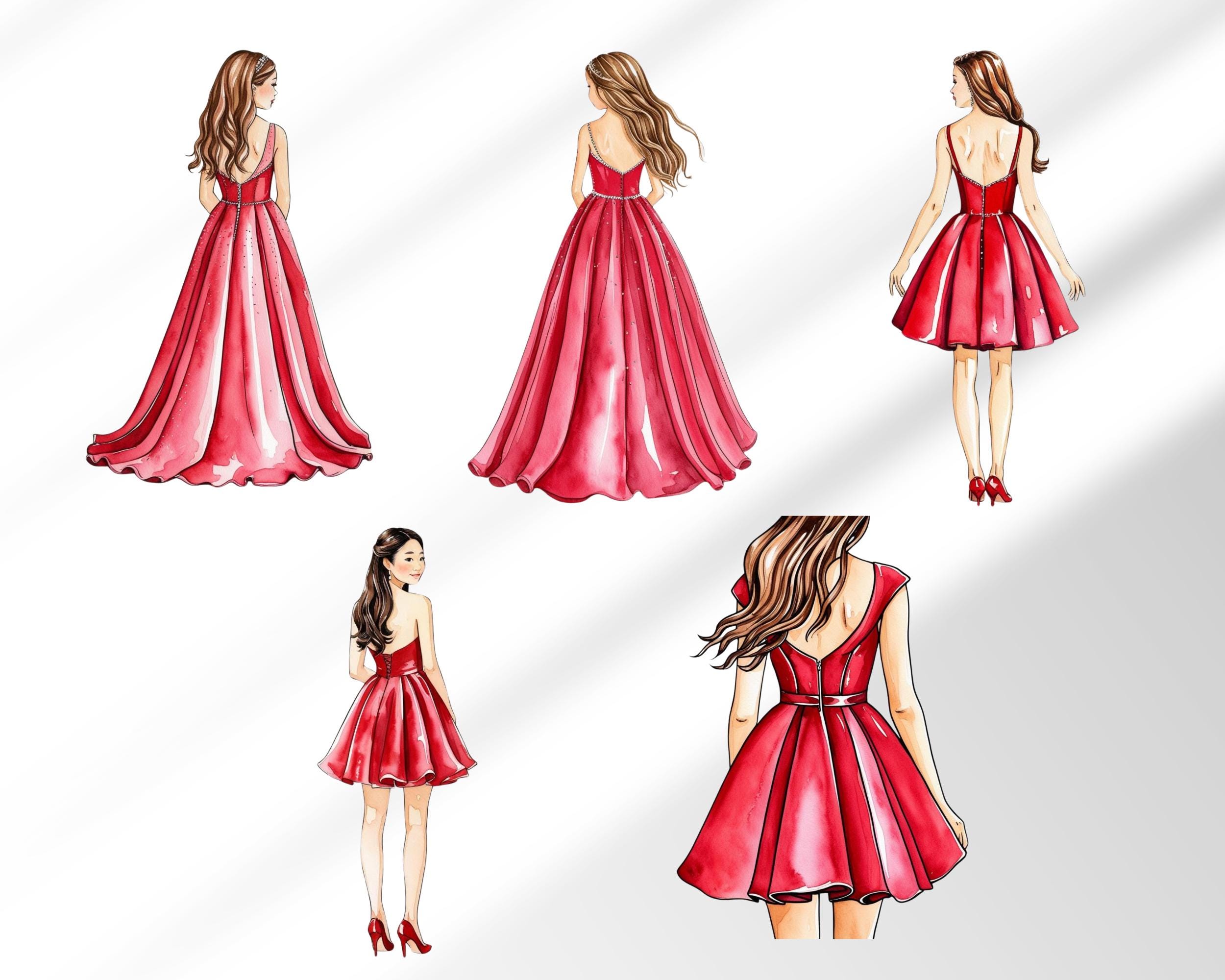 Prom Dress Clipart Dress Clipart Princess Dress Png Ball Dress Clipart ...