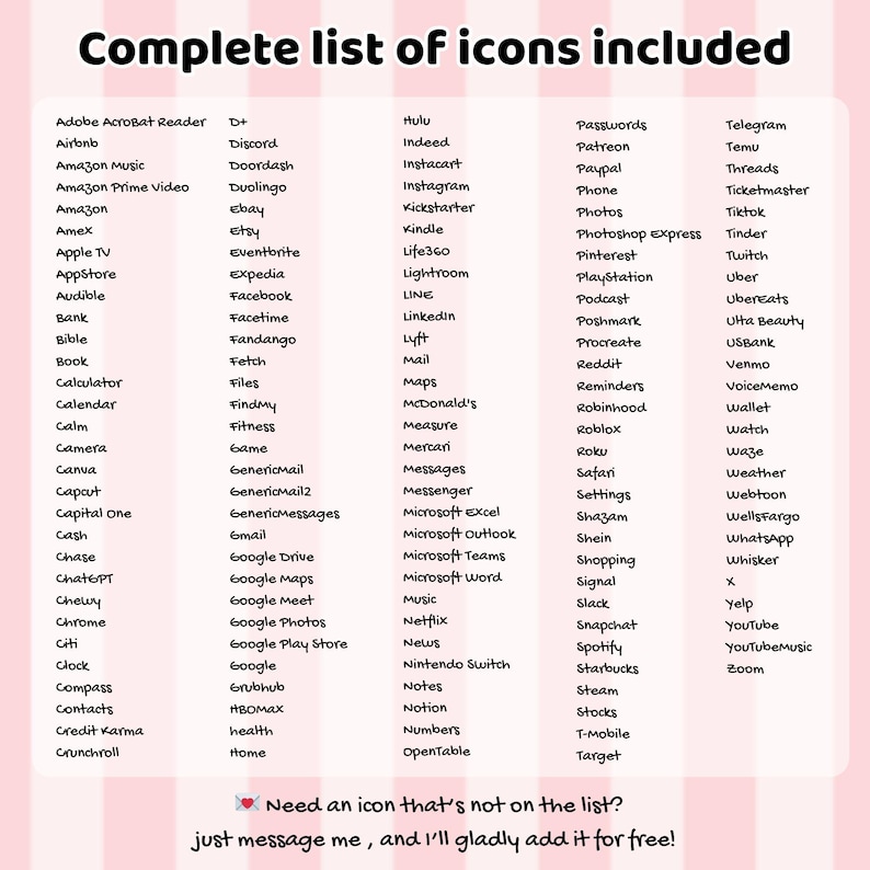 Cute Strawberry Bunny Ios & Android App Icons | Pink Bunny Aesthetic ...