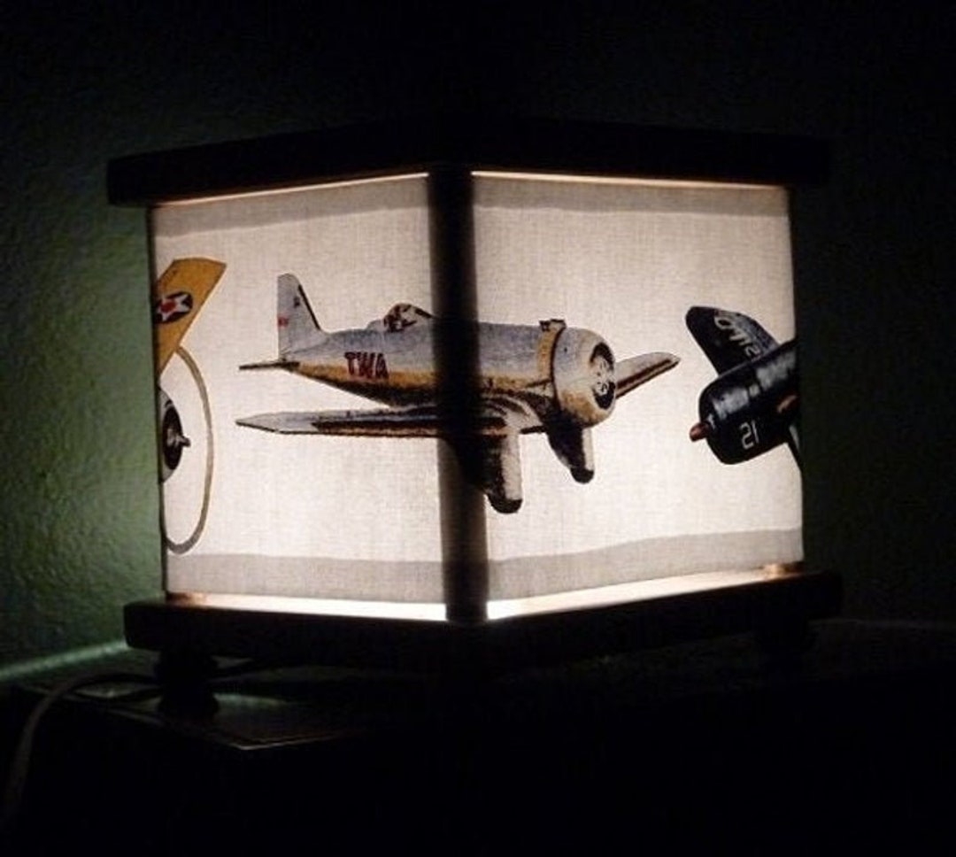 Vintage Plane Night Light Airplane Decor Nightlight Lighting - Etsy
