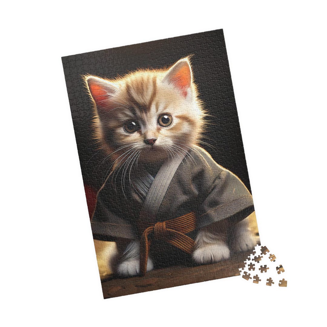 Cute Kitten Puzzle - Fun Family Activity, Cat Lover Gift, Unique Decor ...