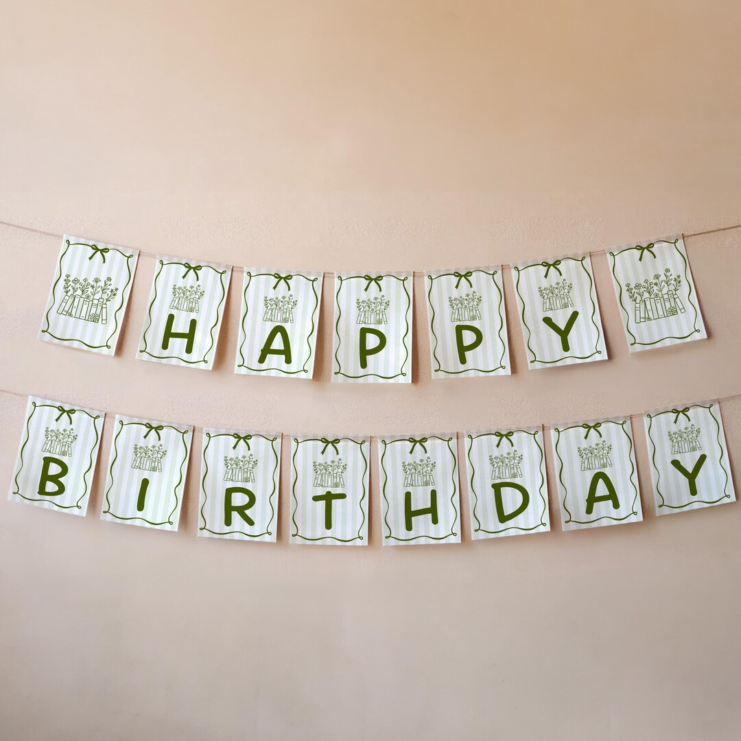 New Chapter Happy Birthday Banner: Story Book Theme Canva Editable ...