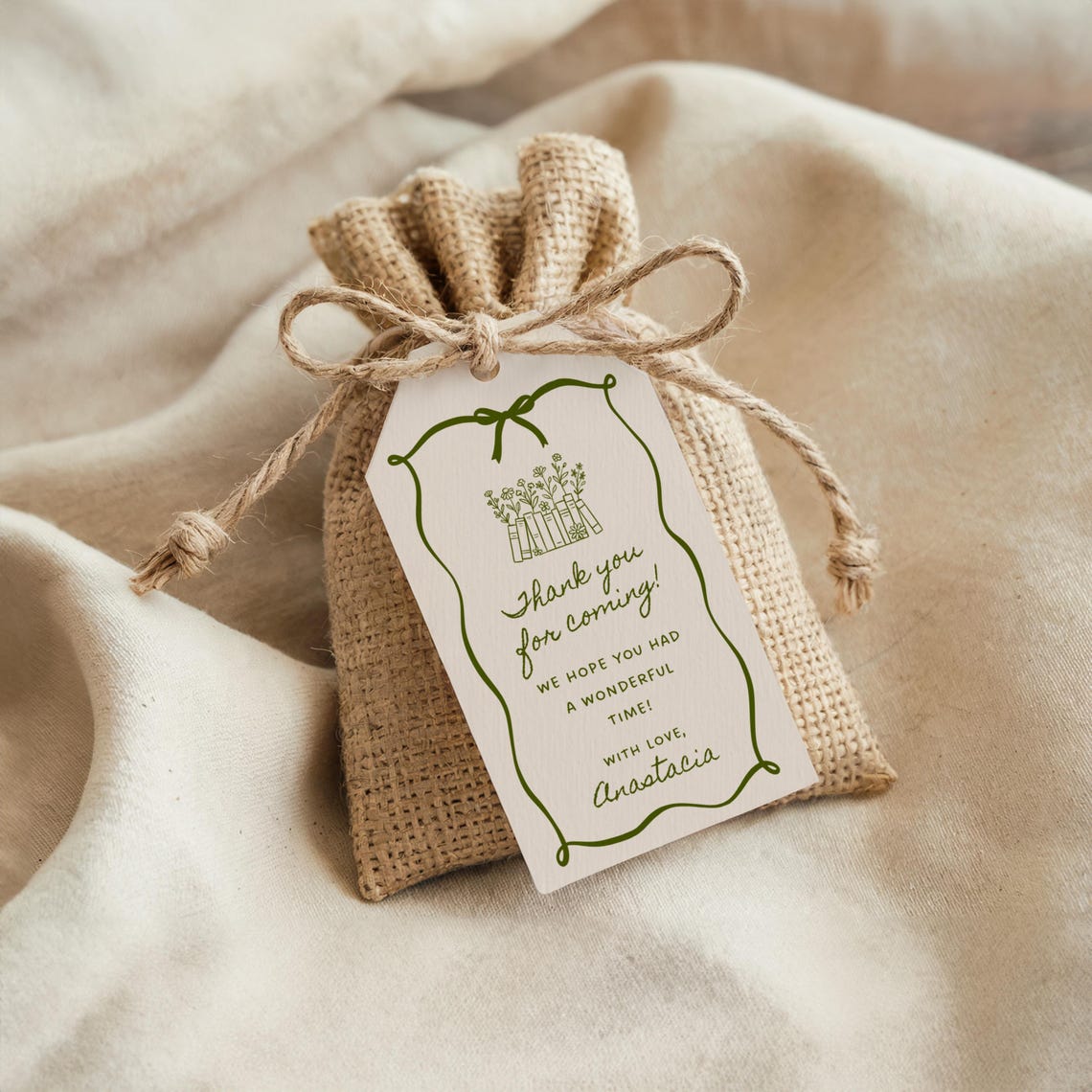 A New Chapter Begins Storybook Theme Rectangle Favor Tag, Cute Baby ...
