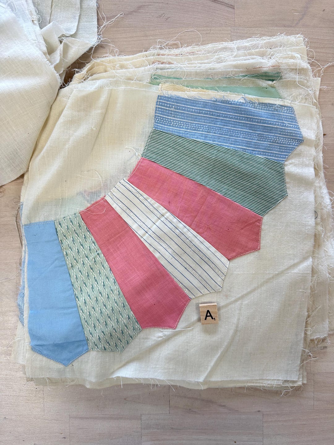 Vintage Dresden Fan Quilt Blocks, 12” Inches - Etsy